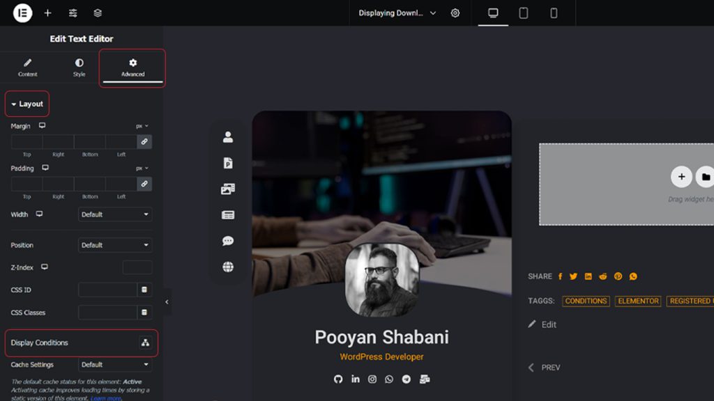 Displaying Download Links Only to Registered Users in WordPress with Elementor - Pooyan Shabani